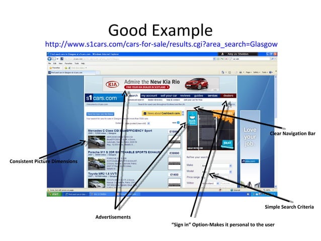 Bad & good examples of websites creative media | PPT | Free Download