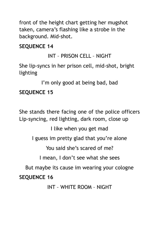 Bad guy script | PDF