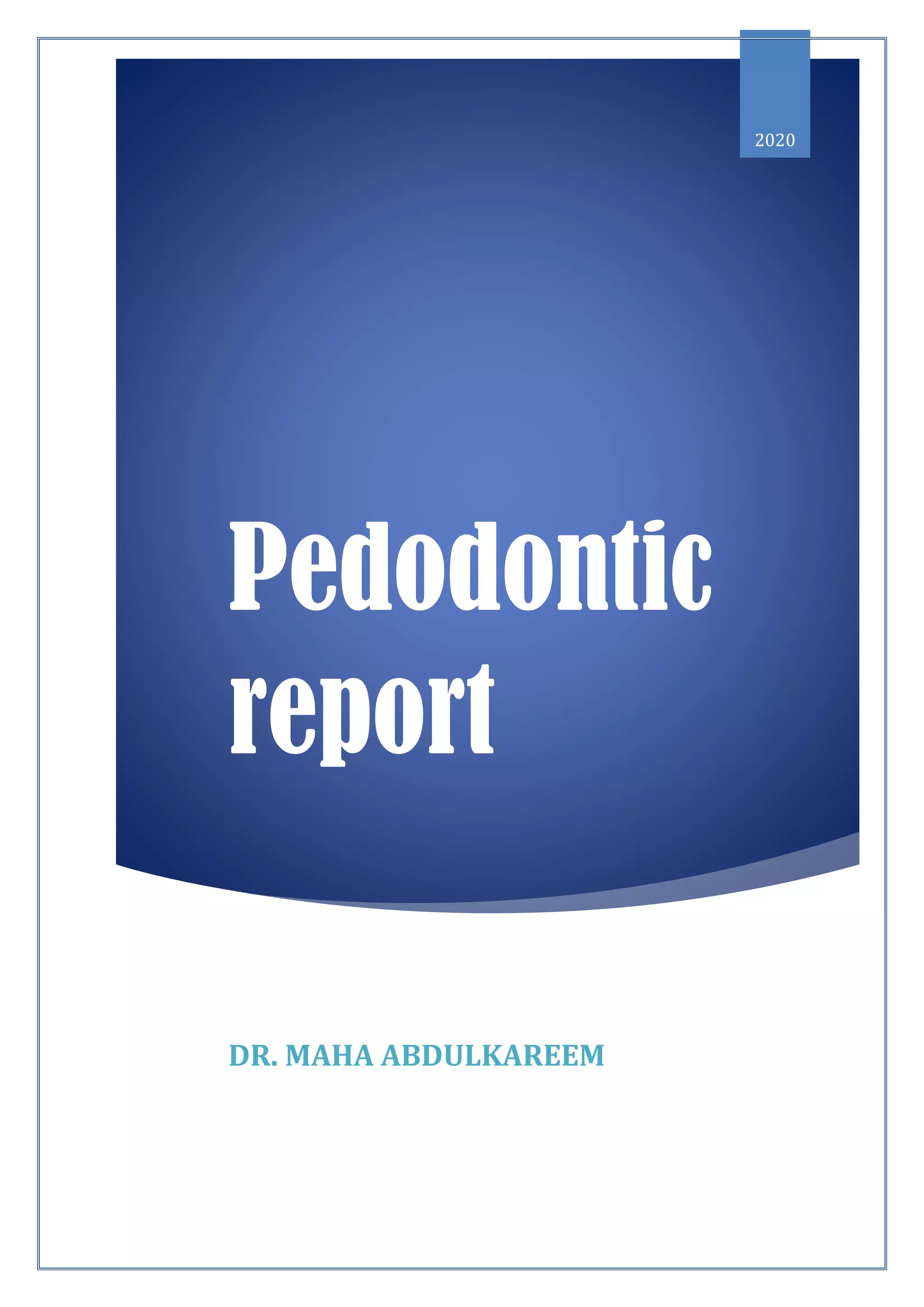 Bad habit report (pedo) | PDF