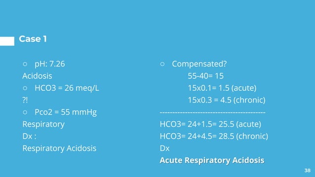 Approach to Acid-Base Disturbances & Renal Tubular Acidosis (RTA) | PPT