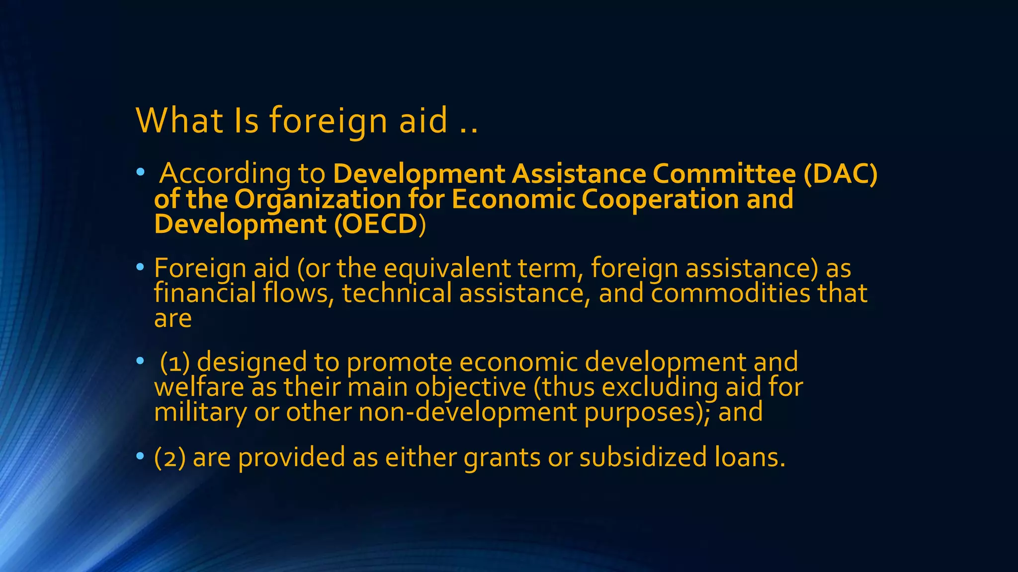 What Cripples Foreign Aid | PPT | Free Download