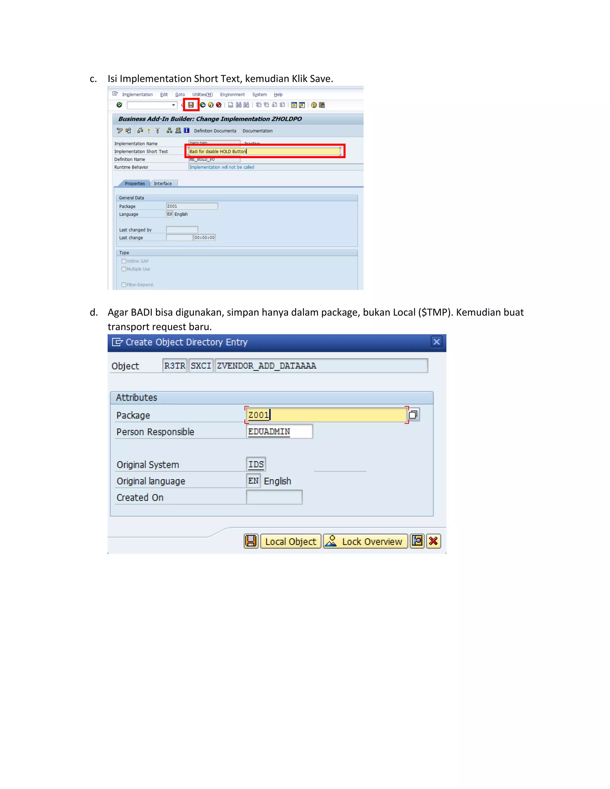 Badi (disable hold button in po) | PDF