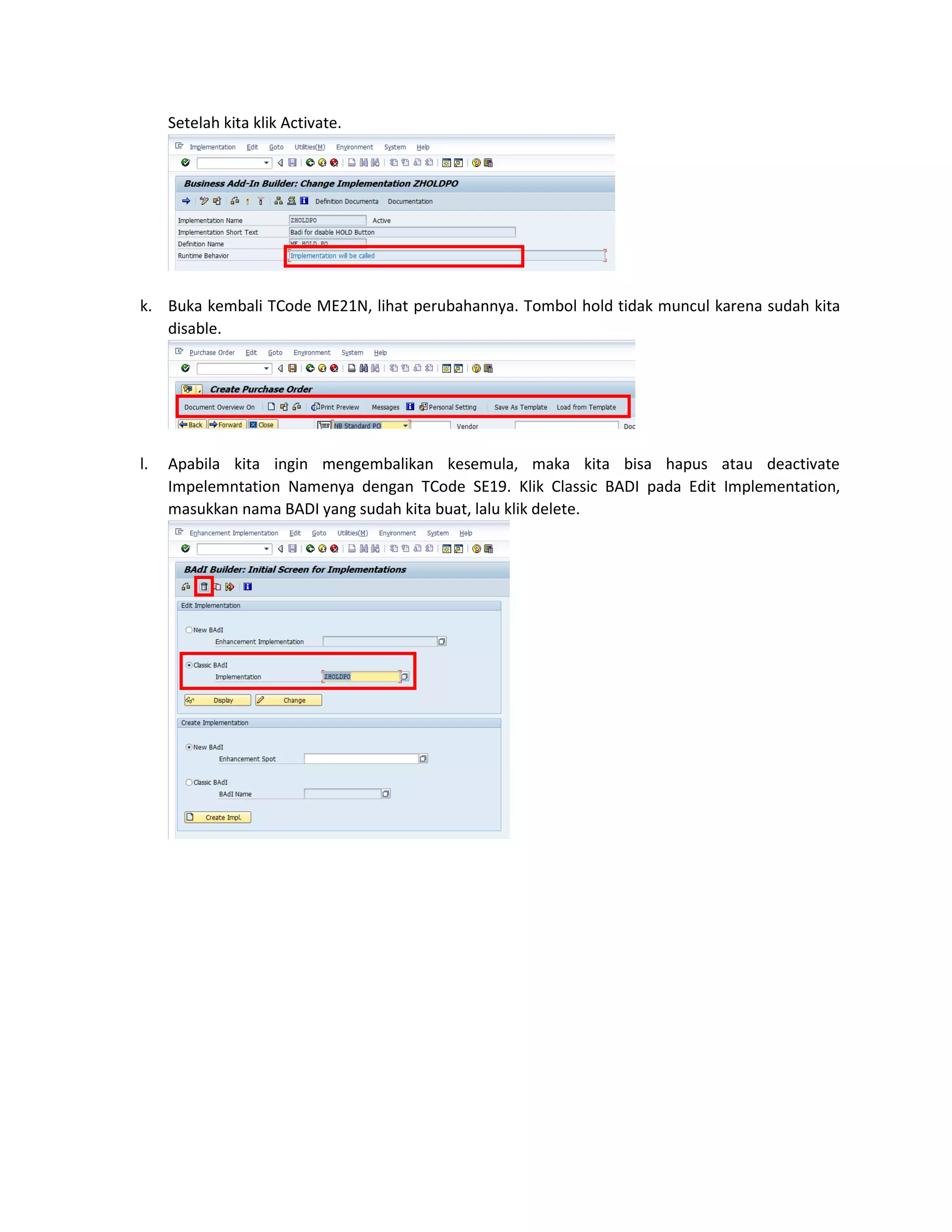 Badi (disable hold button in po) | PDF