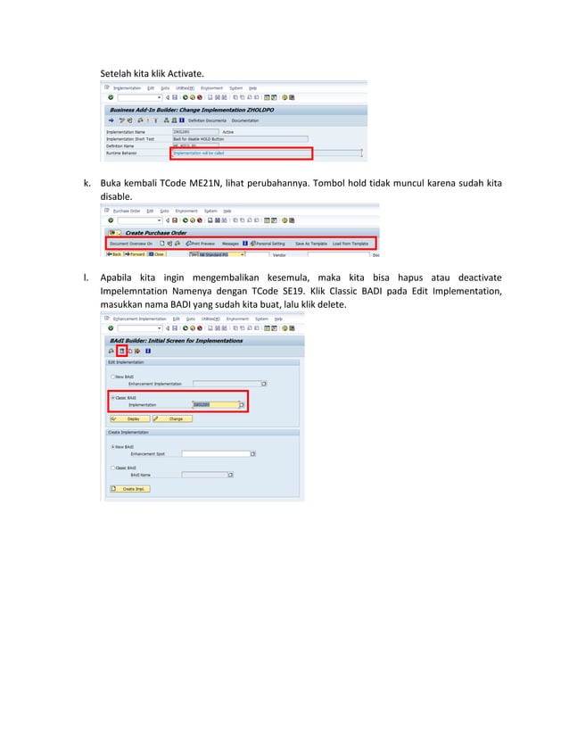 Badi (disable hold button in po) | PDF