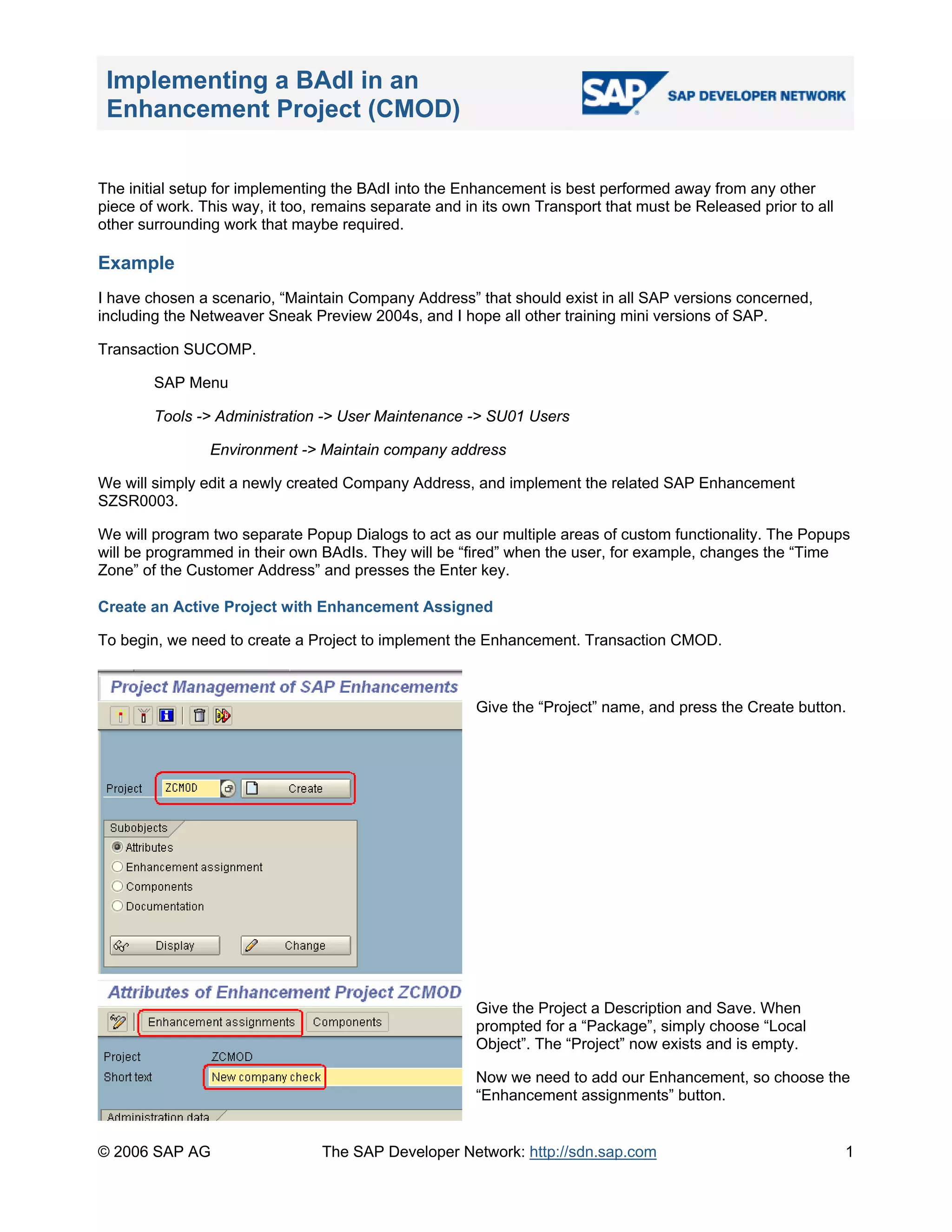 BADI IMPLEMENTATION.pdf | Programming Languages | Computing