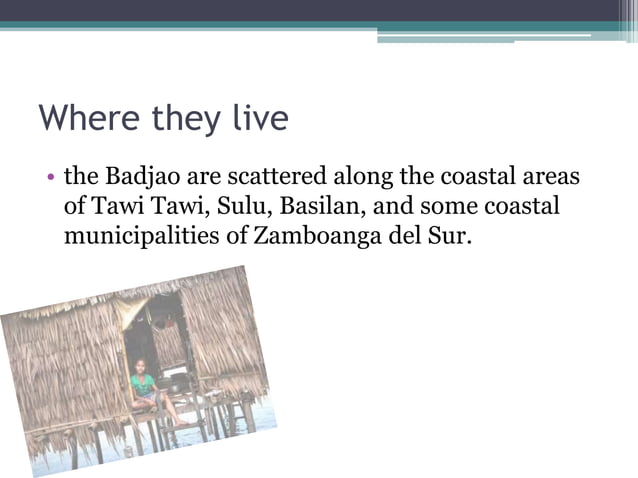 Badjao in the philipines | PPTX