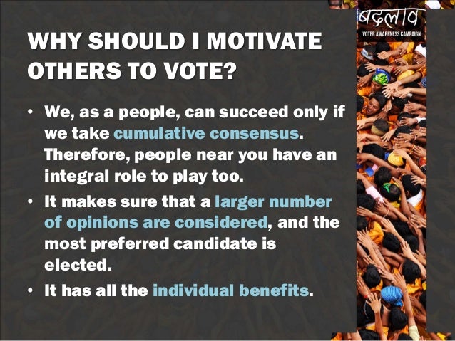 Voter Awareness Drive: Why Should You Vote