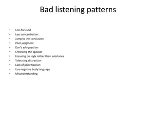 BAD LISTENERS.pptx