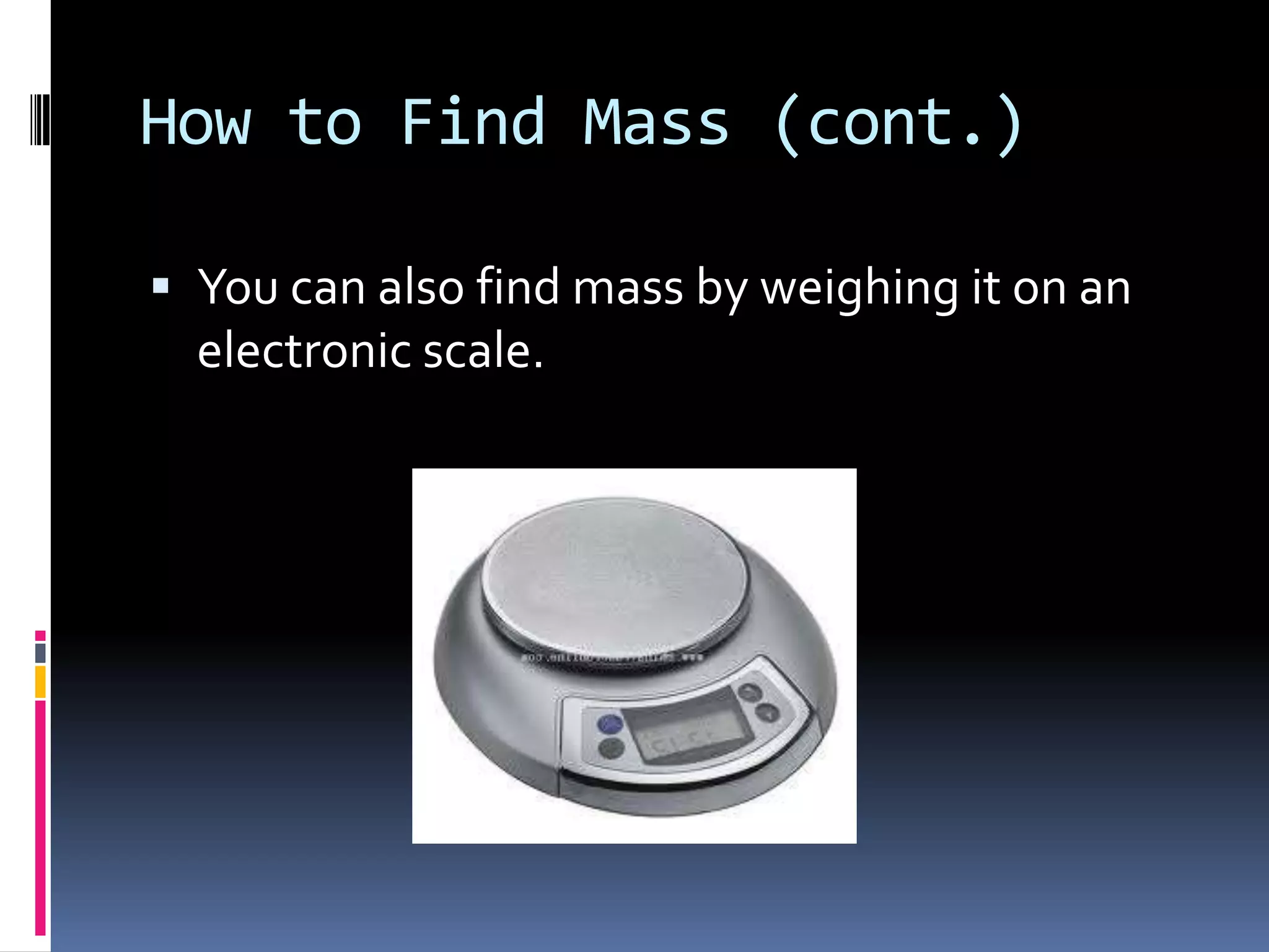 Mass and volume powerpoint | PPTX