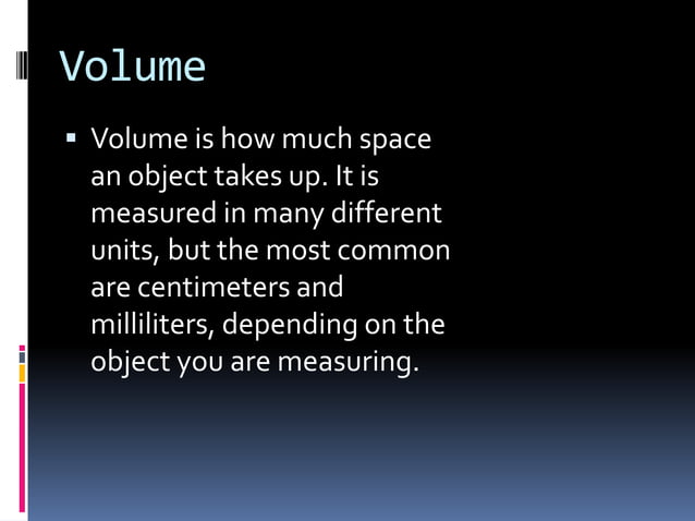 Mass and volume powerpoint | PPT