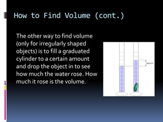 Mass and volume powerpoint | PPT