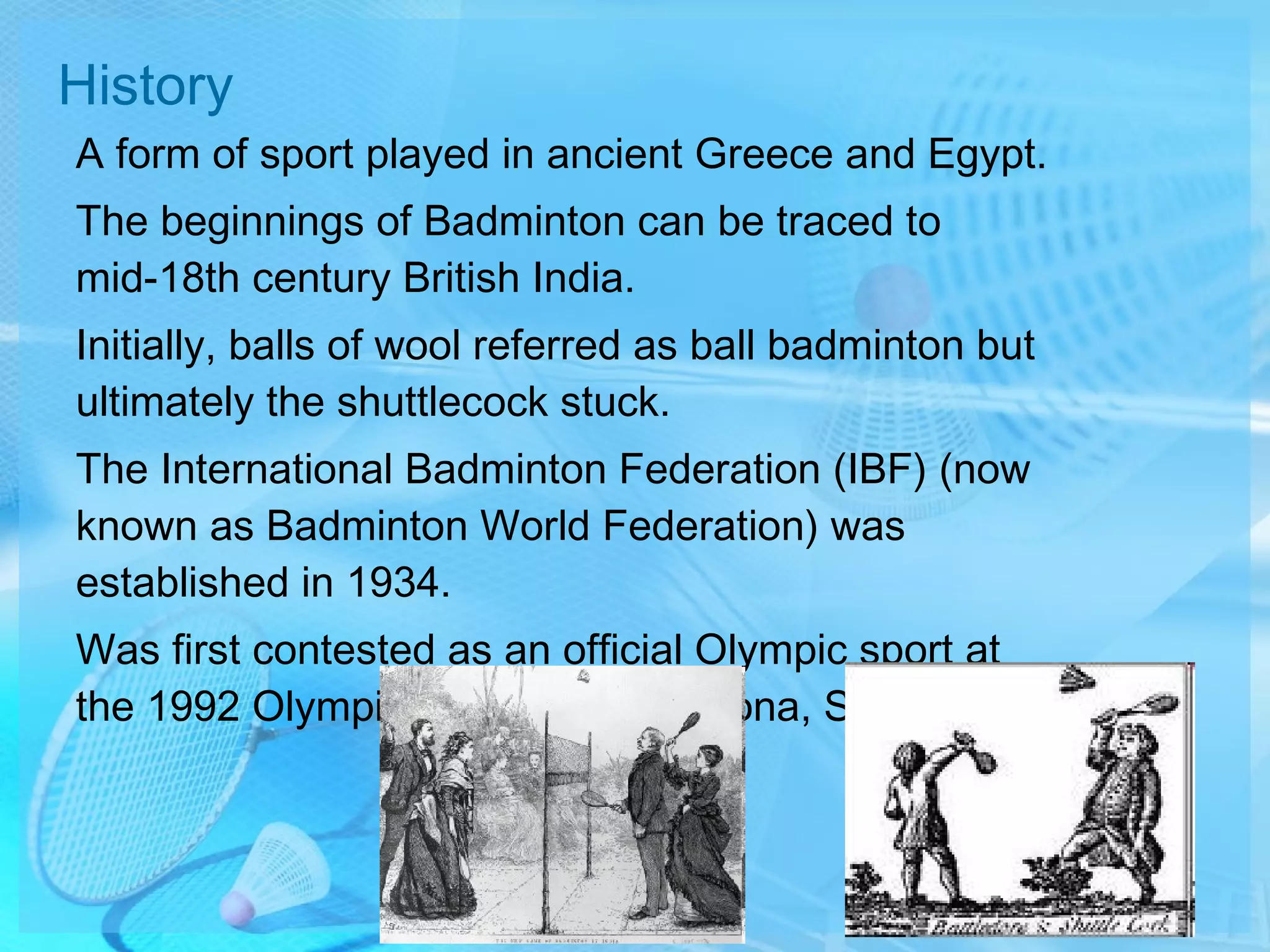 Badminton | PPT