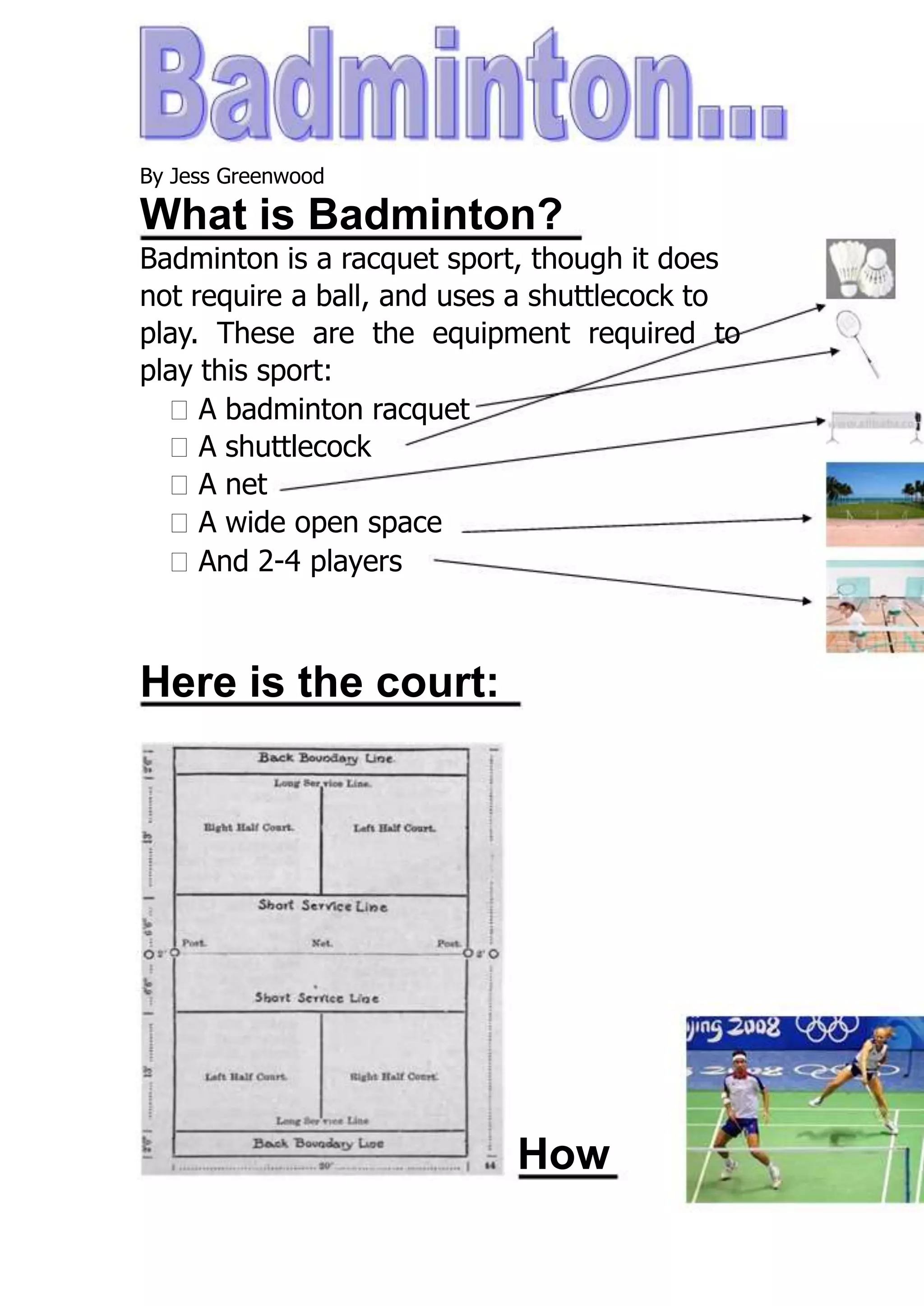 Badminton | PPTX