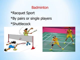 Badminton | PPTX
