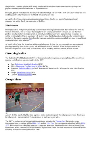 Badminton | DOCX