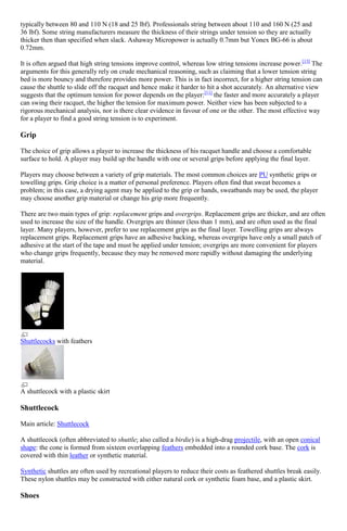 Badminton | DOCX | Badminton | Sports