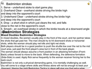 Badminton | PPTX