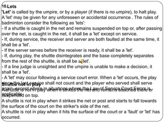 Badminton | PPTX