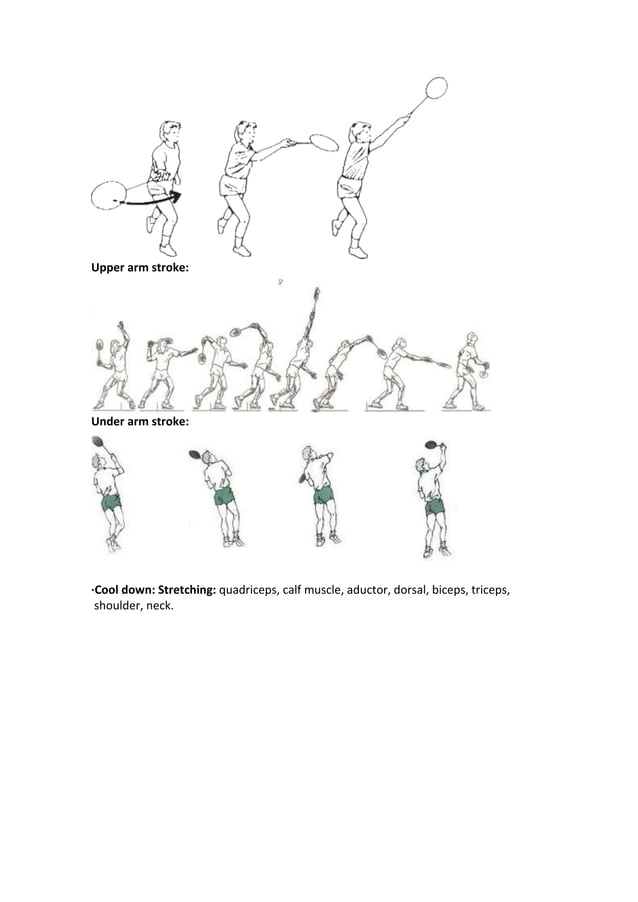 Badminton project | DOC | Fitness and Exercise | Healthy Living