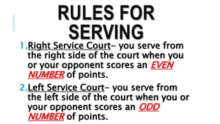 Physical Education (BADMINTON) | PPTX