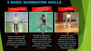Badminton Fundamental Skills