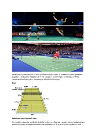 Badminton | DOCX