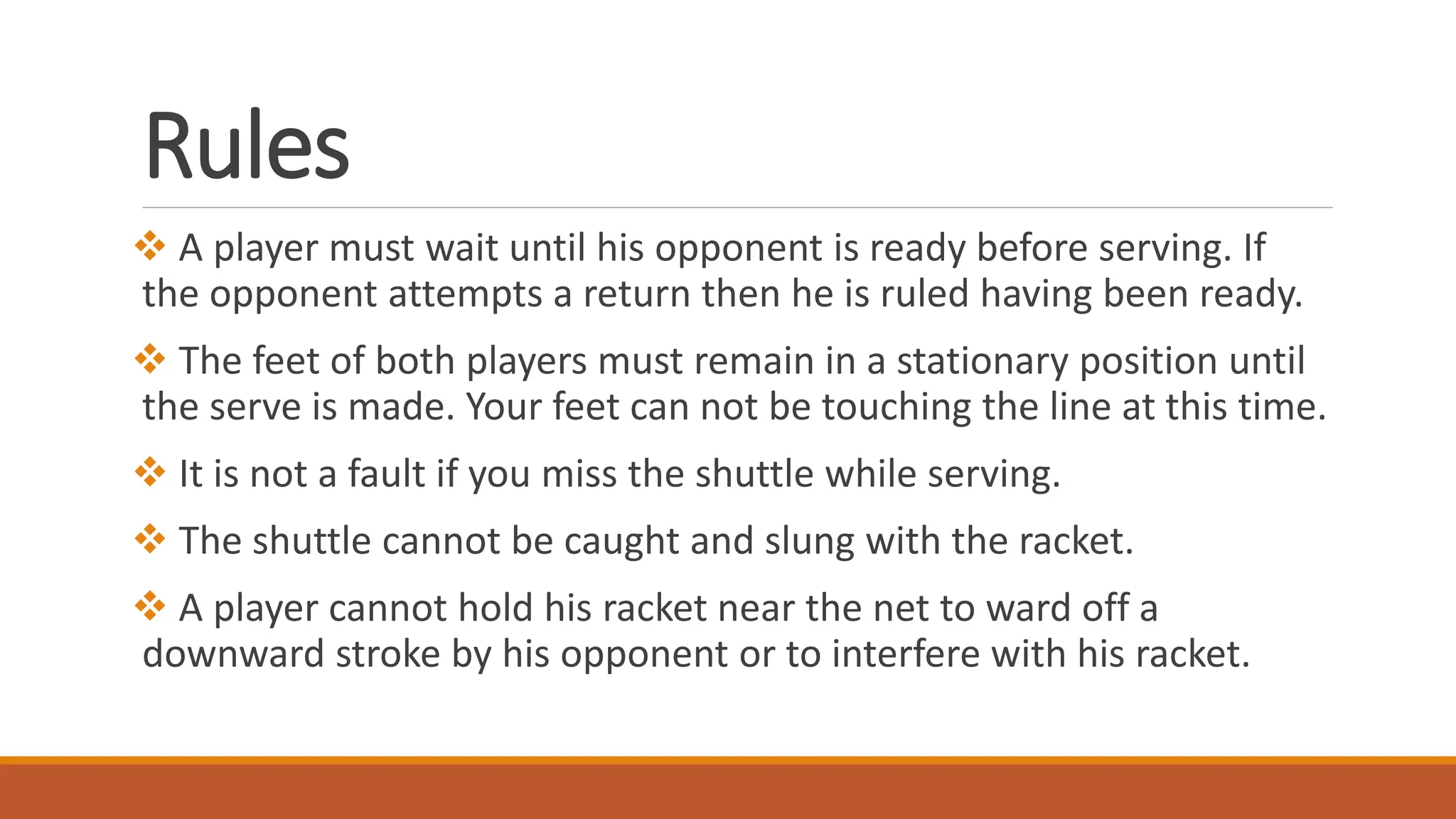 BADMINTON (How to play with their rules and regulation) - HOPE11 | PPTX