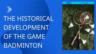 BADMINTON.pptx(different parts of badminton and hand practices) | PPTX