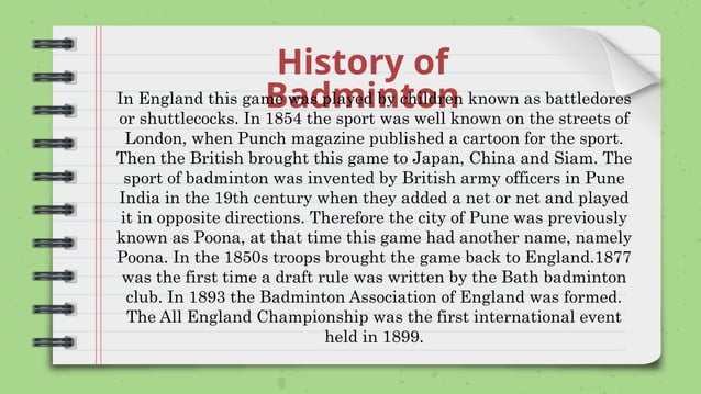Badminton notes for junior high school students .pptx