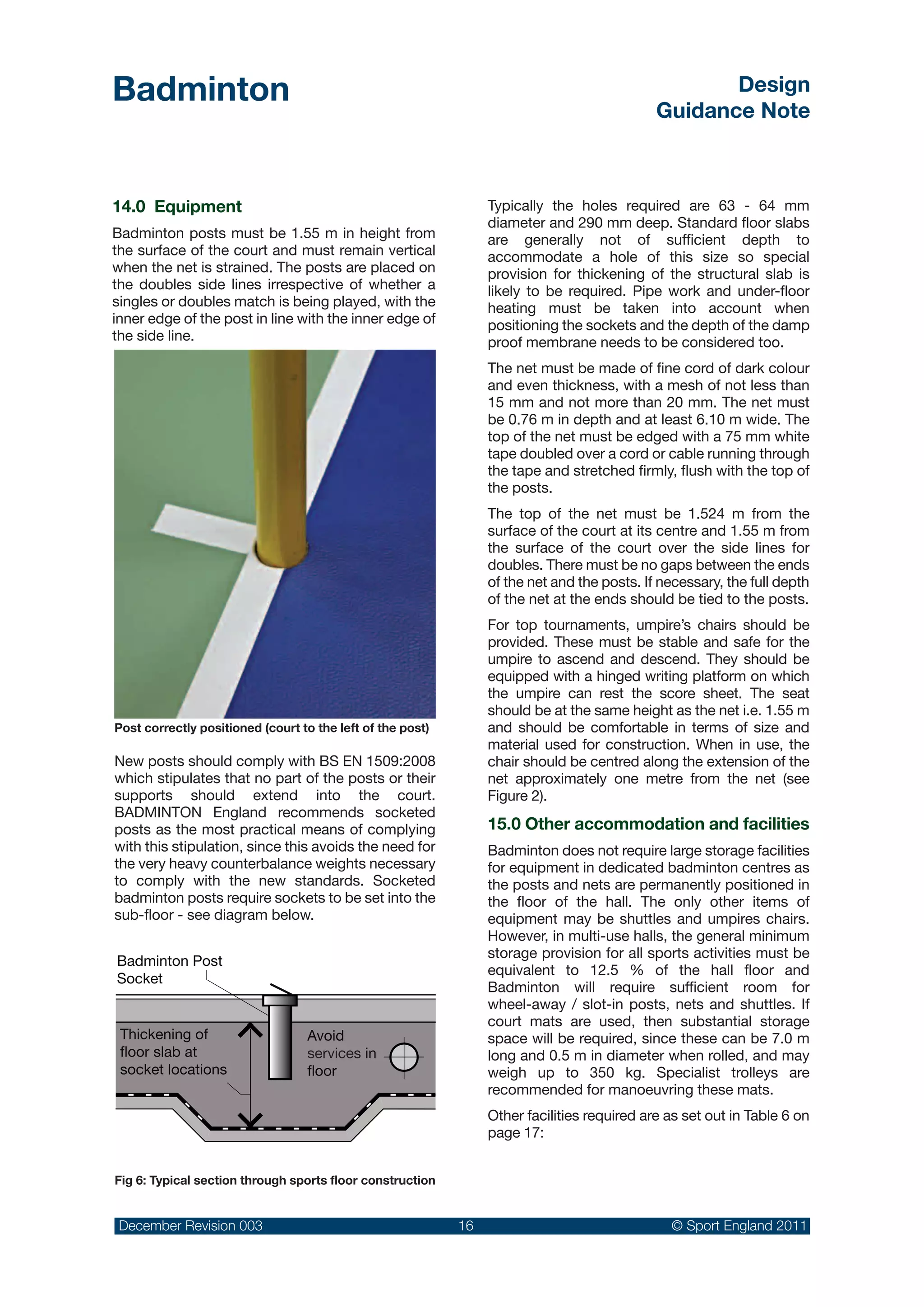 Badminton design-guide-dec-2011 | PDF