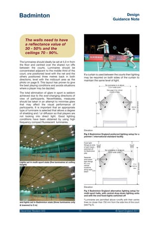 Badminton design-guide-dec-2011 | PDF