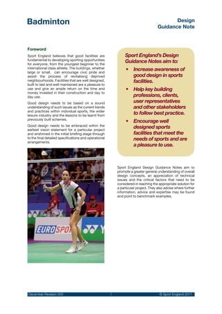 Badminton design-guide-dec-2011 | PDF