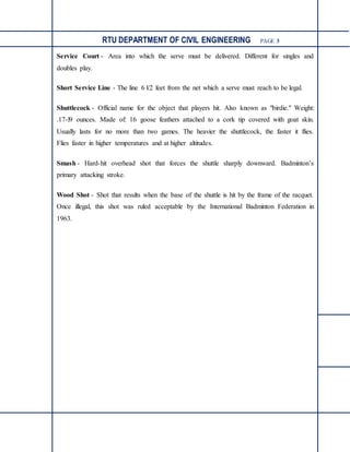 Badminton history | PDF