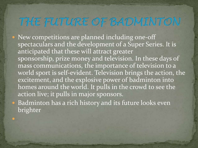 Badminton | PPTX