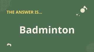 Badminton Lesson 2: Safety Guidelines and Benefits And Equipment | PPTX