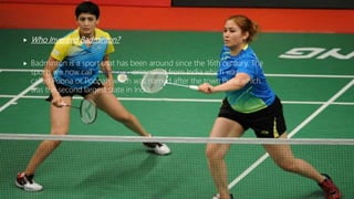 Badminton P.E | PPTX