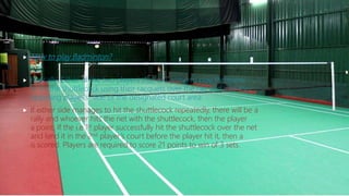 Badminton P.E | PPTX