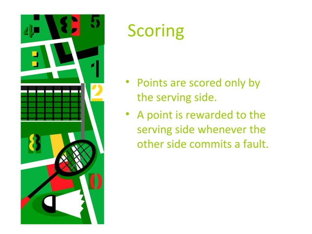 Badminton power point presentation | PPT