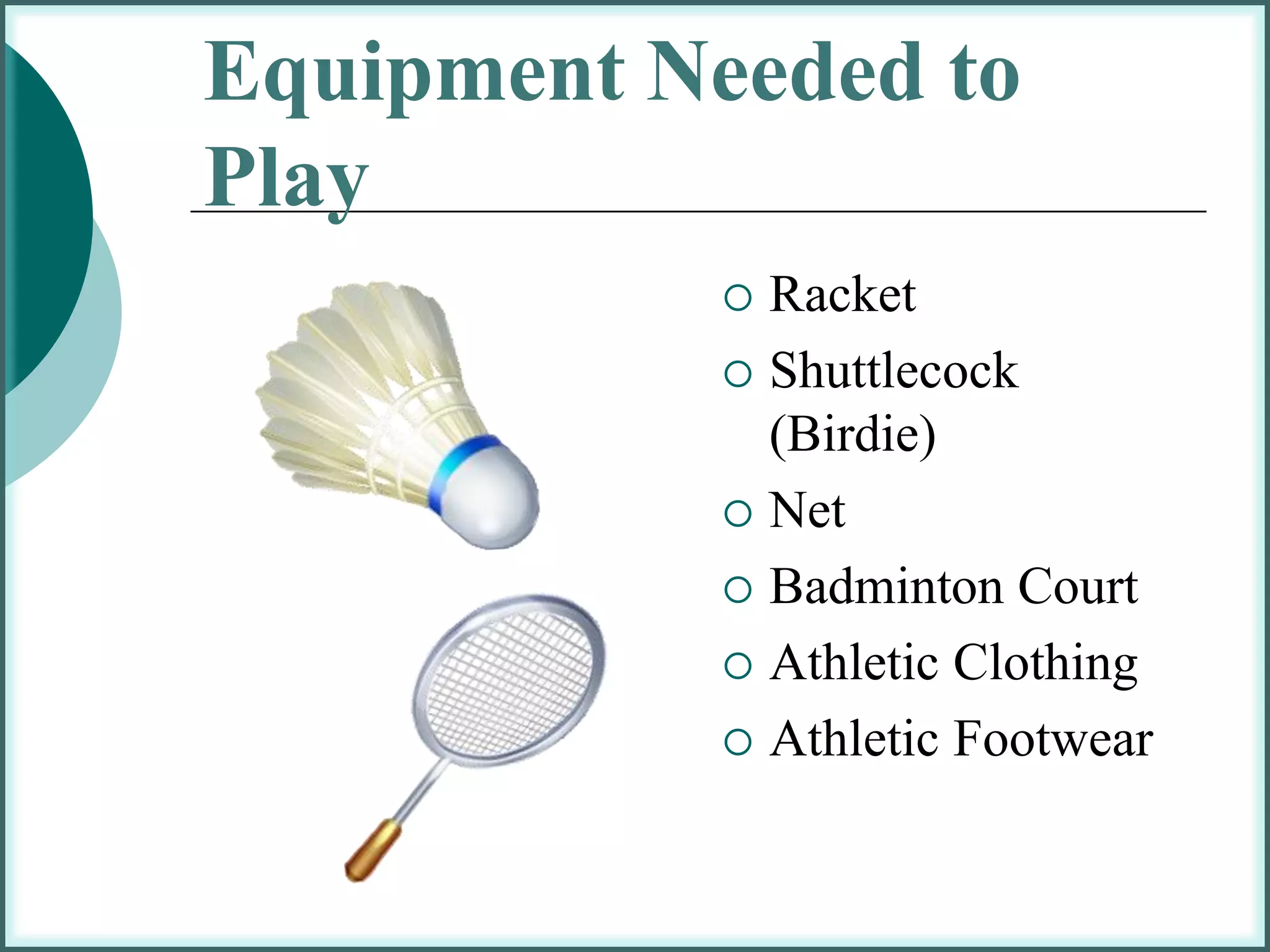 Badminton ppt | PDF