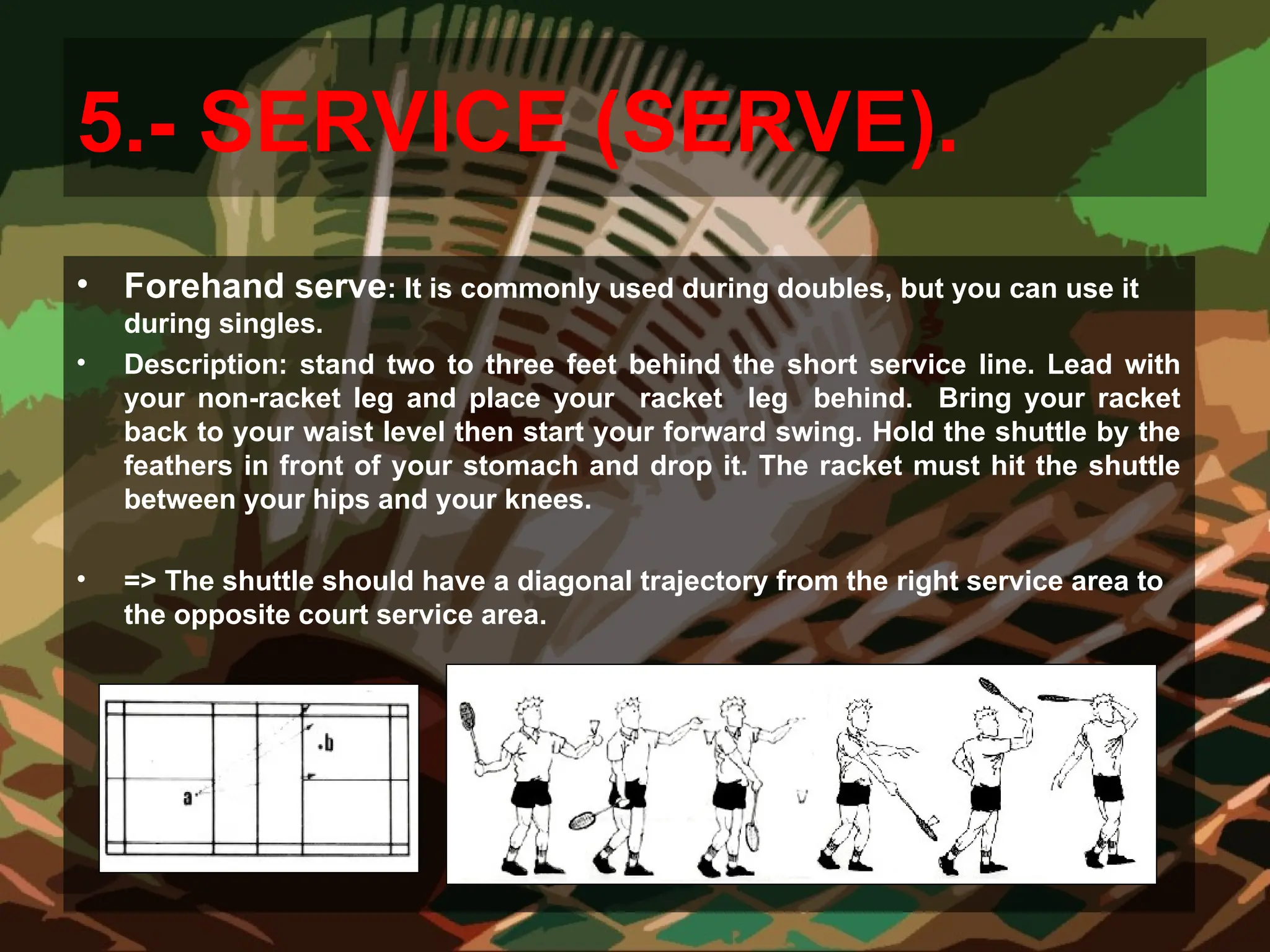 badminton basic movements and information | PPT