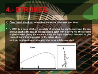 badminton basic movements and information | PPT