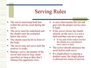 BADMINTON Presentation.ppt