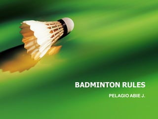 Badminton Rules And Regulations 2022 Pdf