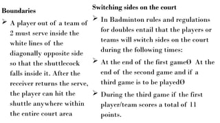BADMINTON RULES AND REGULATION S.pptx