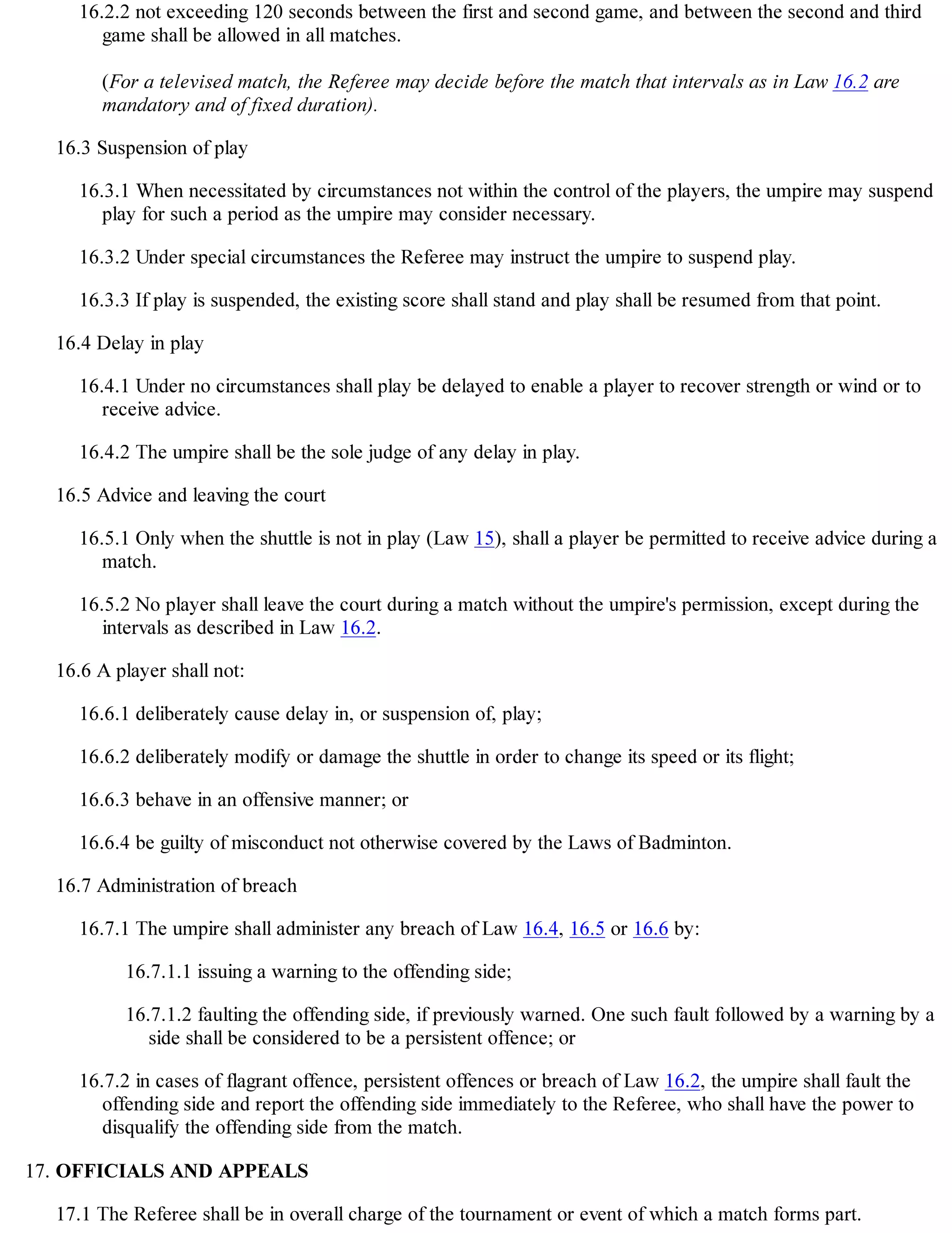 Badminton rules booklet | PDF