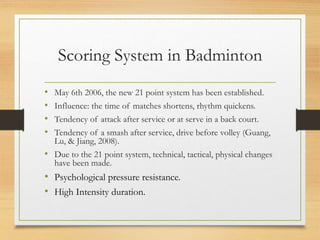 Badminton Skills and Drills badminton coaching | PPTX