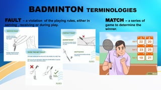(BADMINTON) terminologies (irish luna).pptx