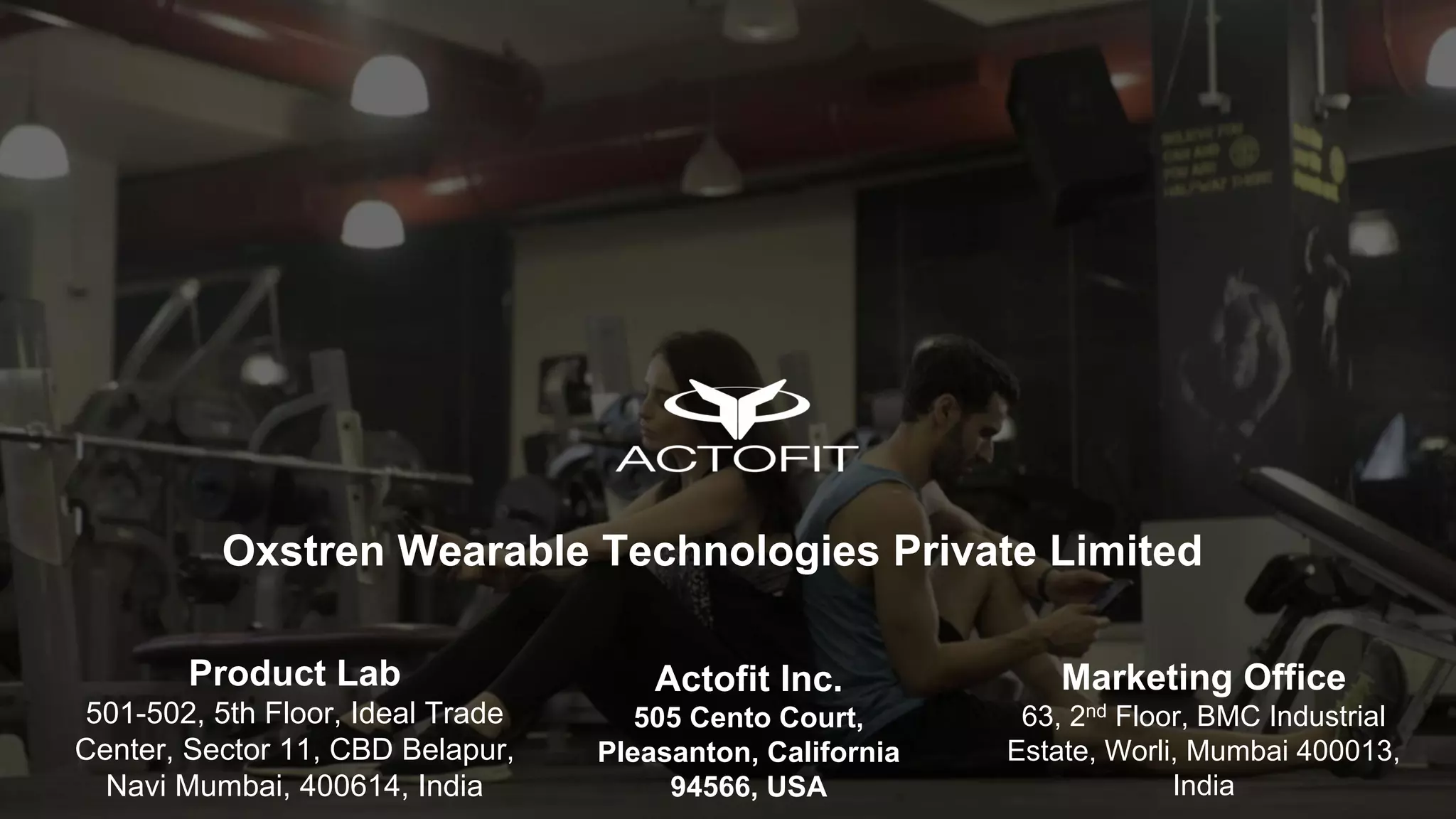 Actofit badminton tracker | PPT