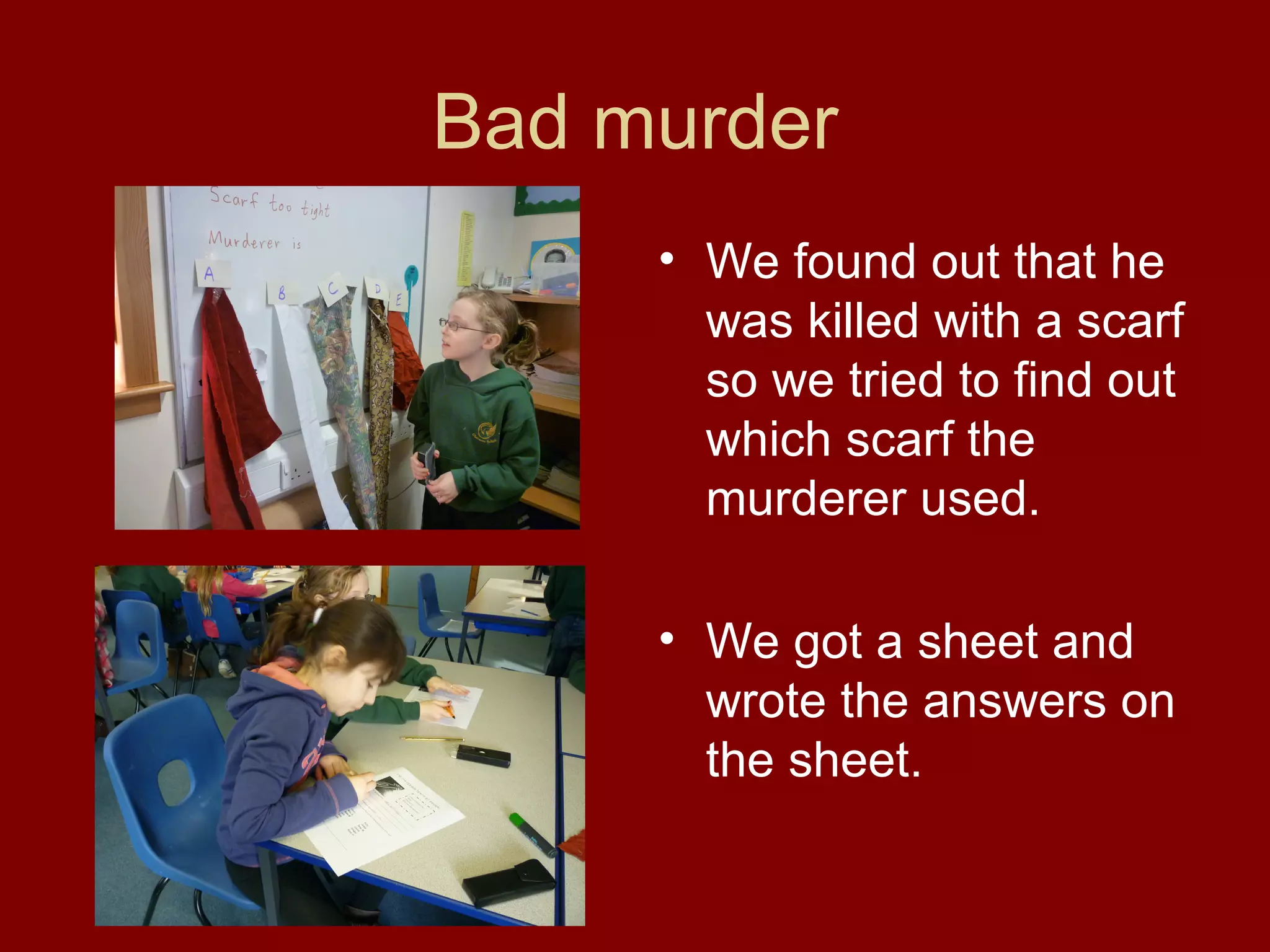 Bad murder | PPT