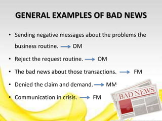 Bad news | PPTX